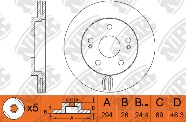 NiBK Brakes:: Application Cross Reference and Image for NiBK : ROTOR ...